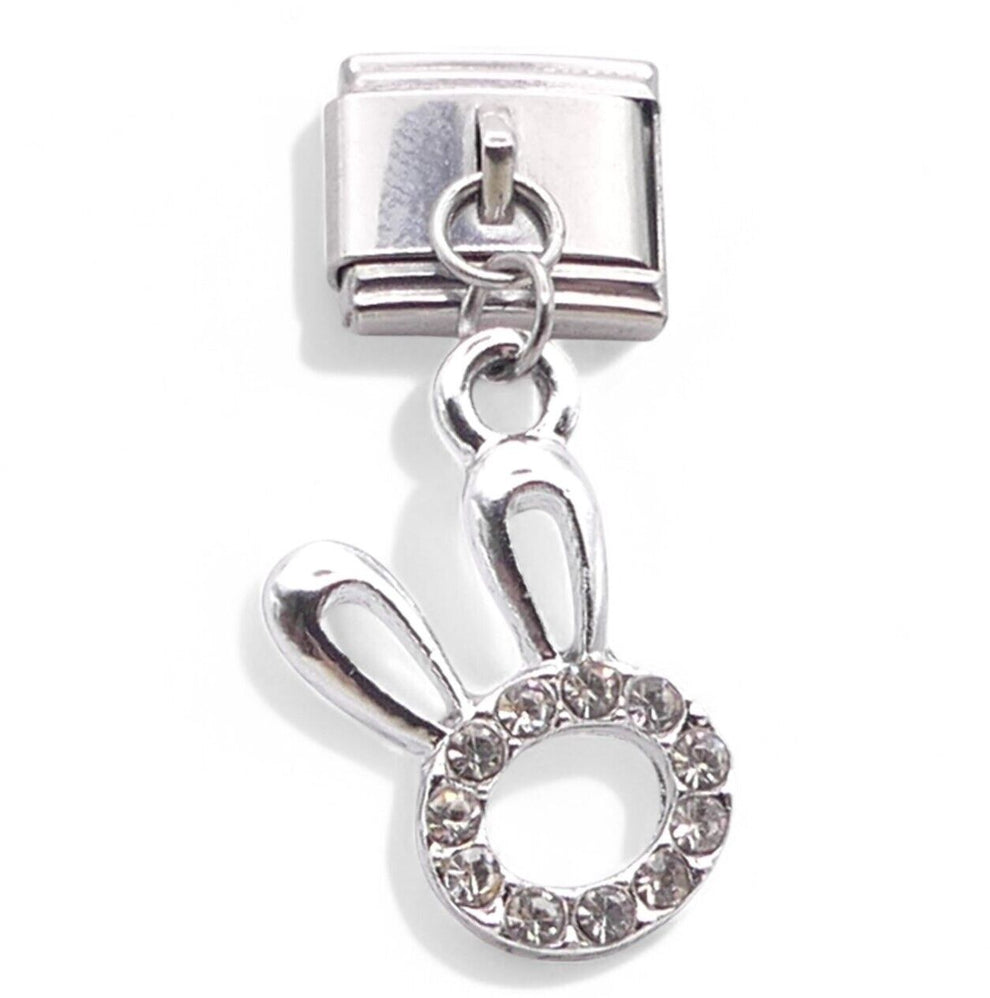 Crystal Italian Dangle Charm – Bear In Beads